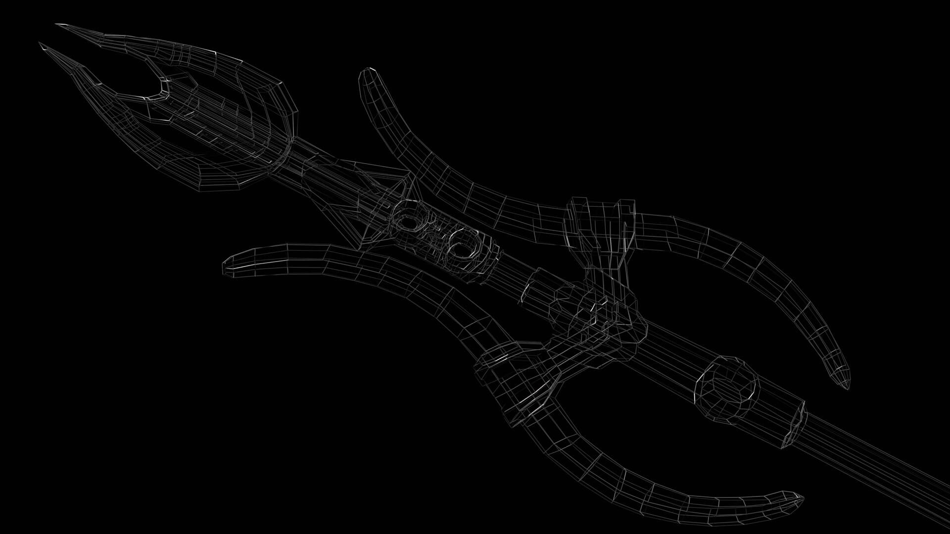 Fantasy Spear - 3D Model by BenevArts