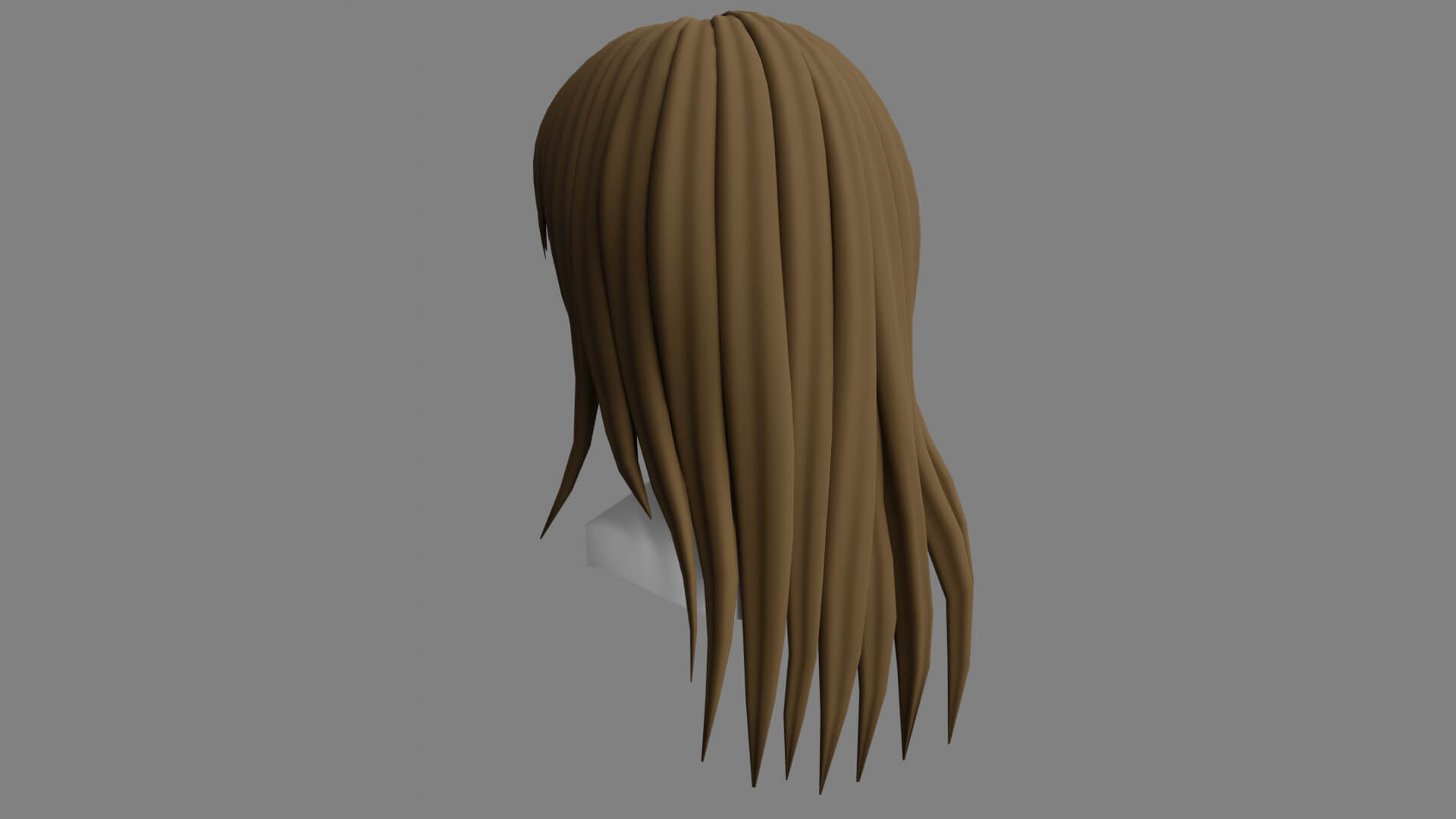 Female Stylized Hair - 3D Model by BenevArts