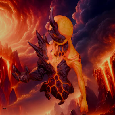 Infernal Guardian The Magma Behemoth - 3D Model by BenevArts