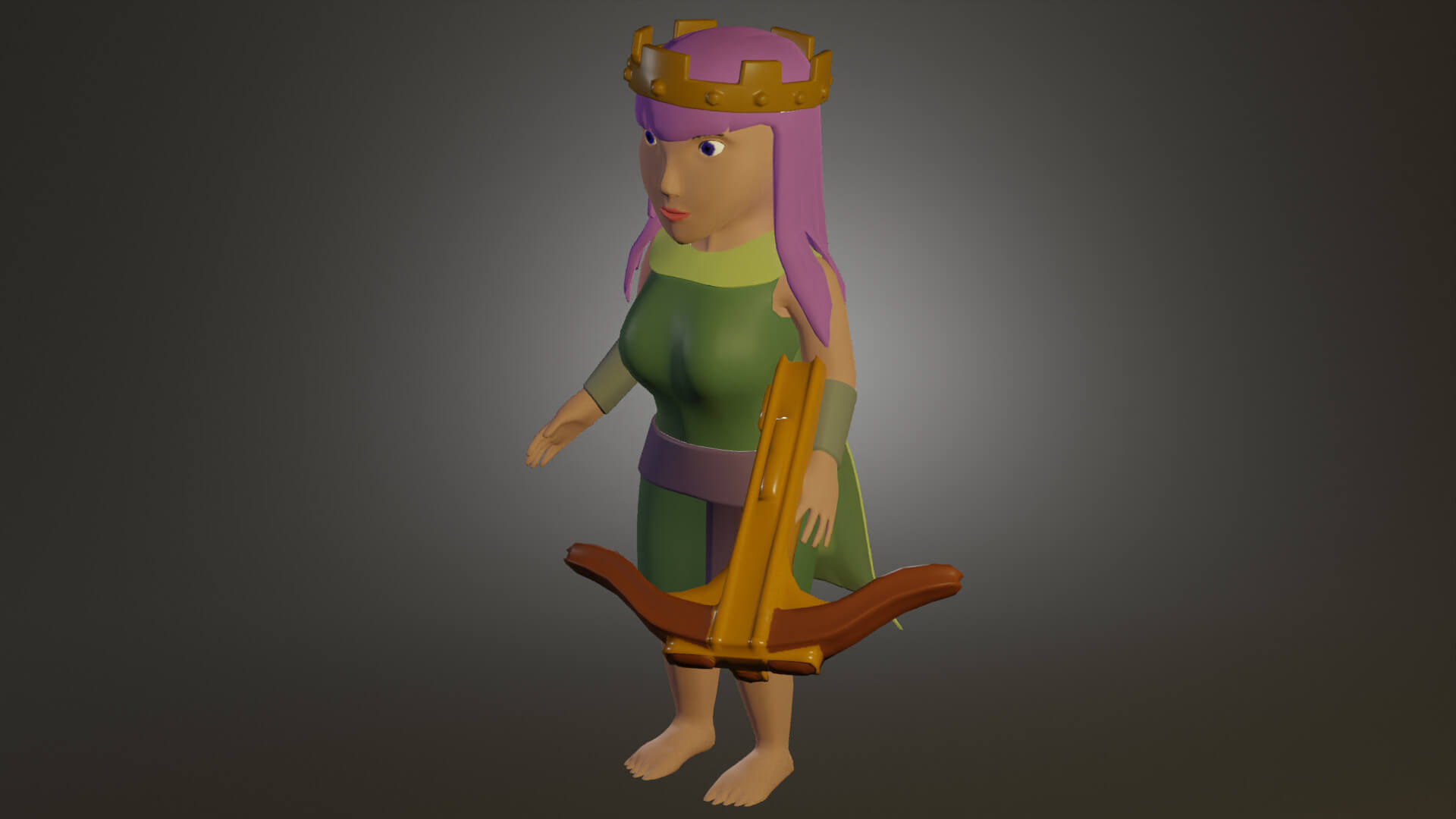 Clash Of Clans Characters Archer Queen