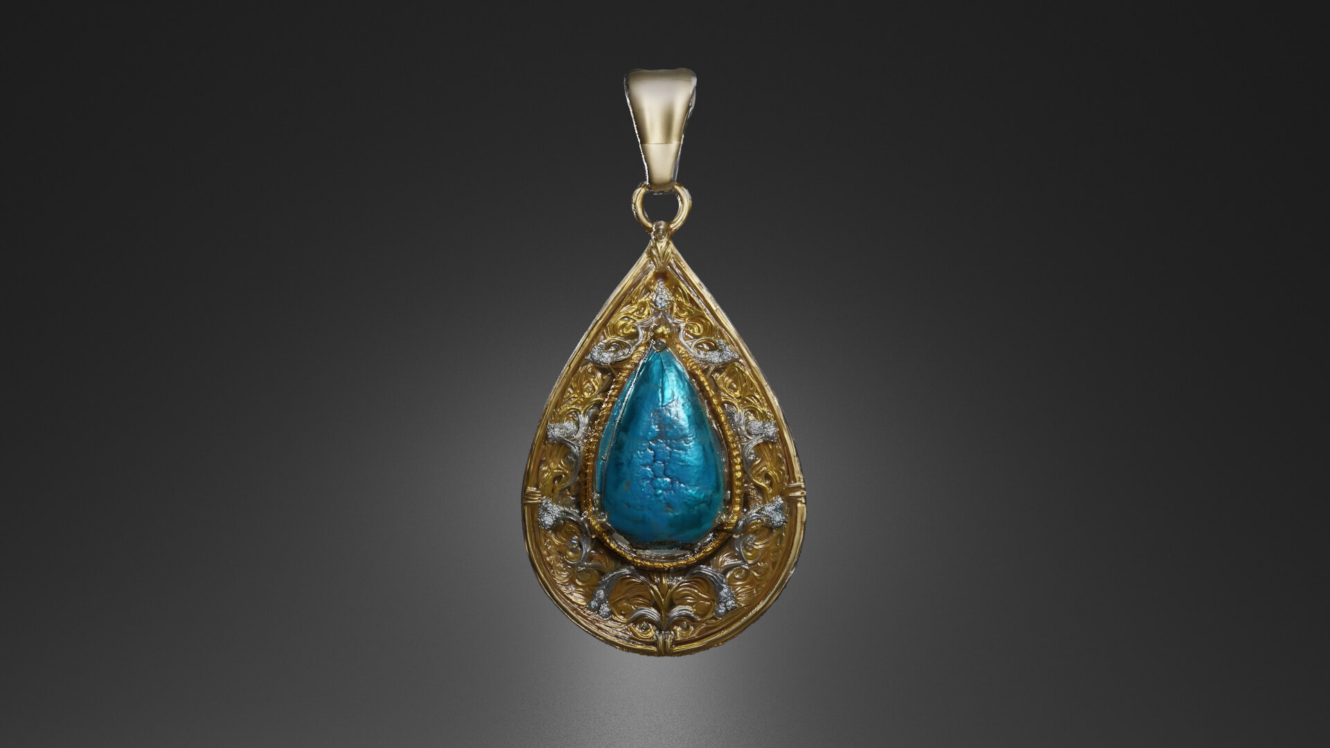 Realistic Pendant Pbr - High-Poly - Low Poly 3D Model by BenevArts