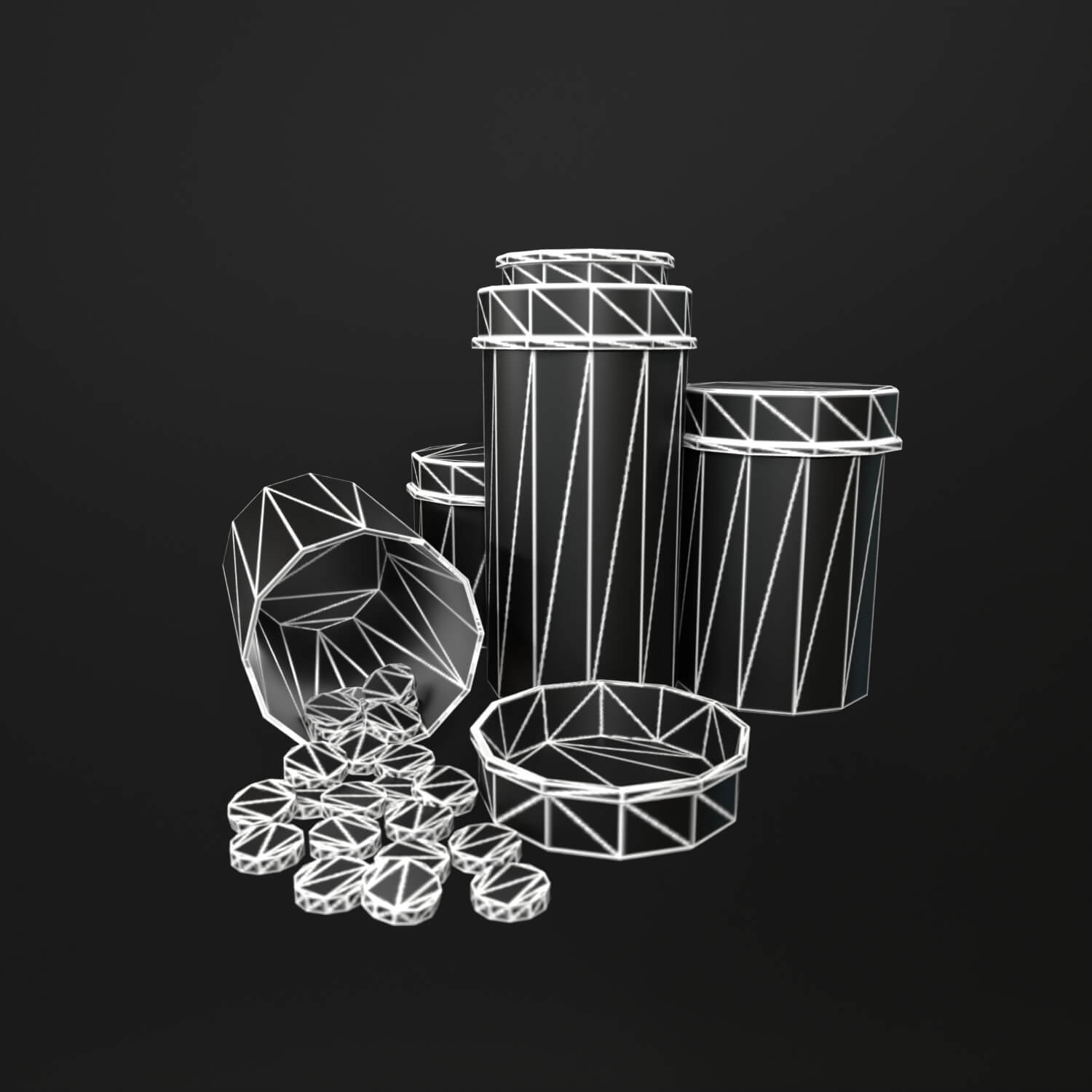 Health Pickup Medicine Pills - 3D Model by bewareklass