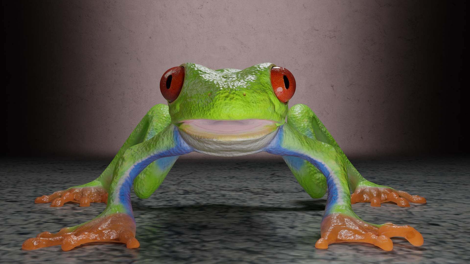 Red Eye Tree Frog - 3D Model by Bgut