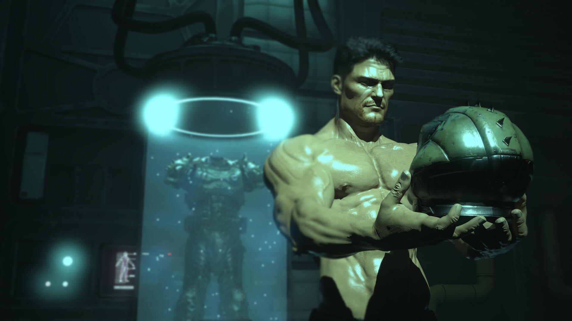 Alan Ritchson as Doomguy by BigBen | RenderHub Wallpapers