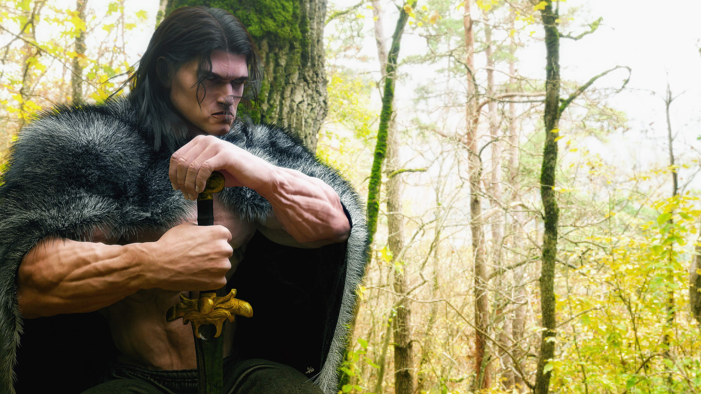 Conan 3D Render, Digital Art by BigBen