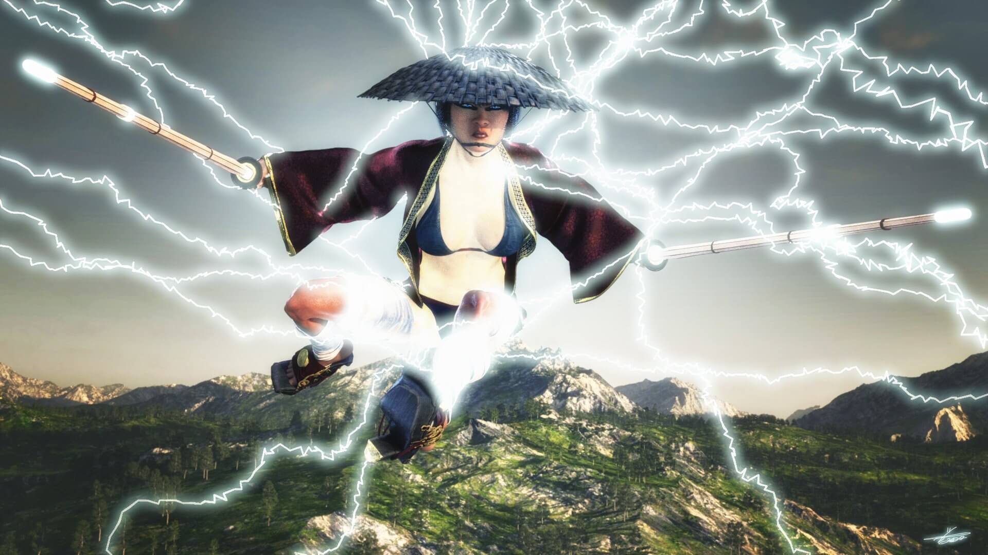 Samurai 3D Render, Digital Art by BigBen