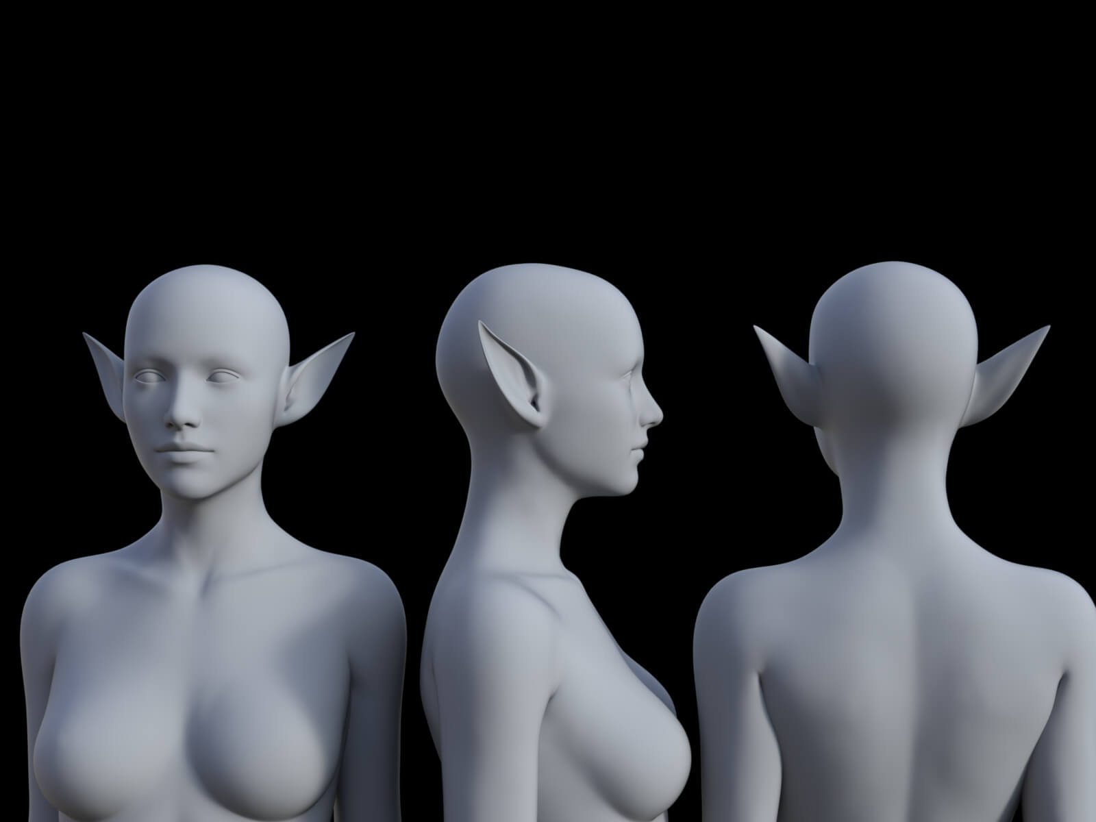 Bikdingle Elf Ears Morph for Genesis 8 Female - Free Daz Content by bikdingle