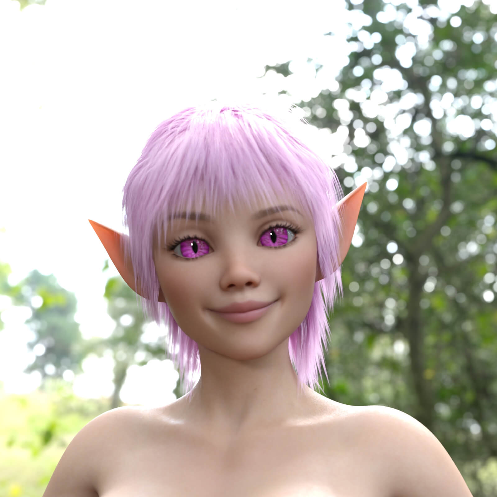 Bikdingle Elf Ears Morph for Genesis 8 Female - Free Daz Content by bikdingle