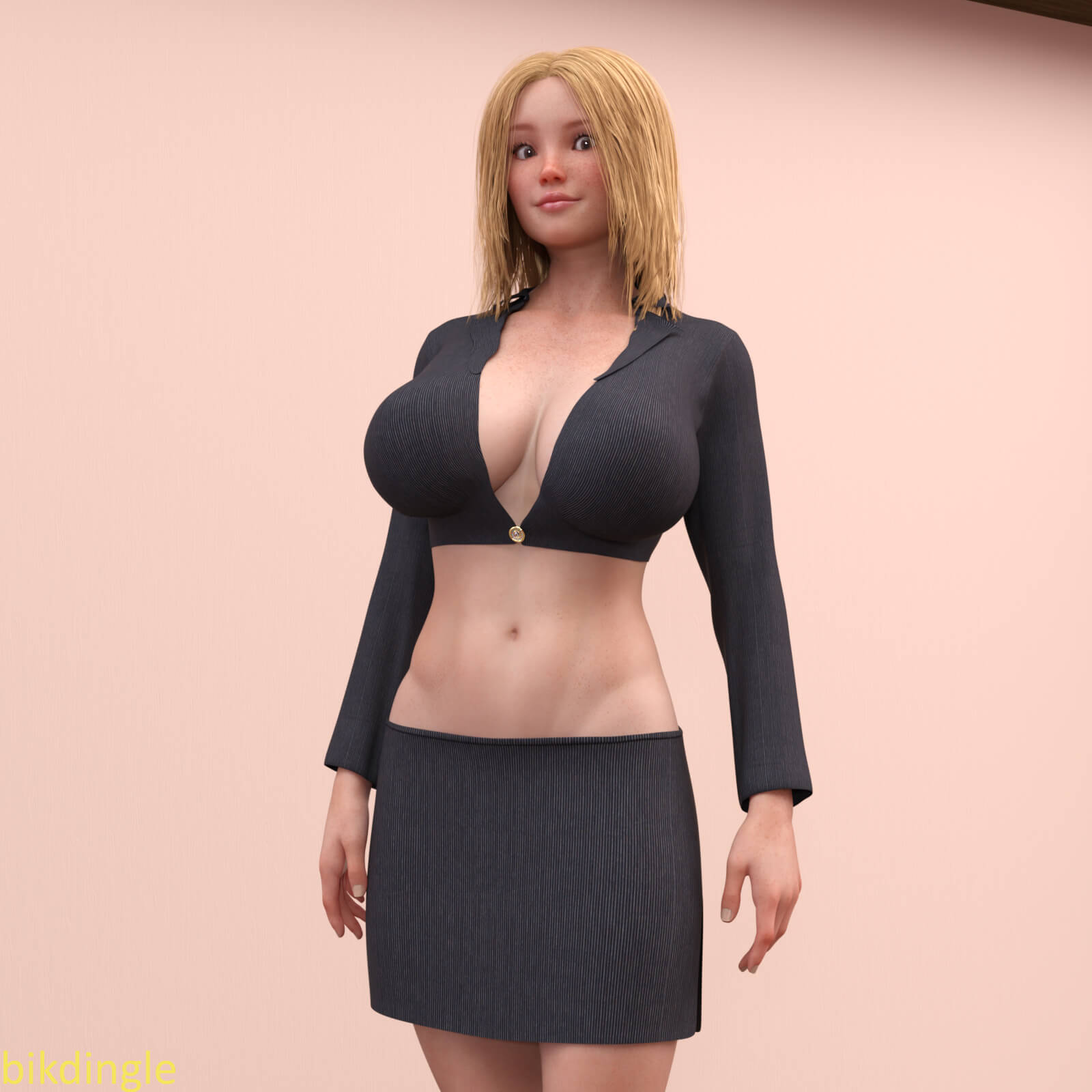 Becky - Executive 3D Render, Digital Art by bikdingle