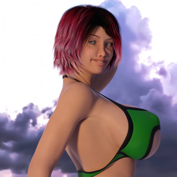 Leeta - Tiny Bikini 2 3D Render | RenderHub Gallery