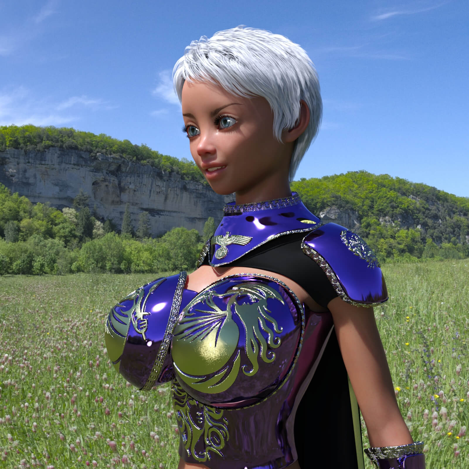 Lauralin - Armor 3D Render | RenderHub Gallery
