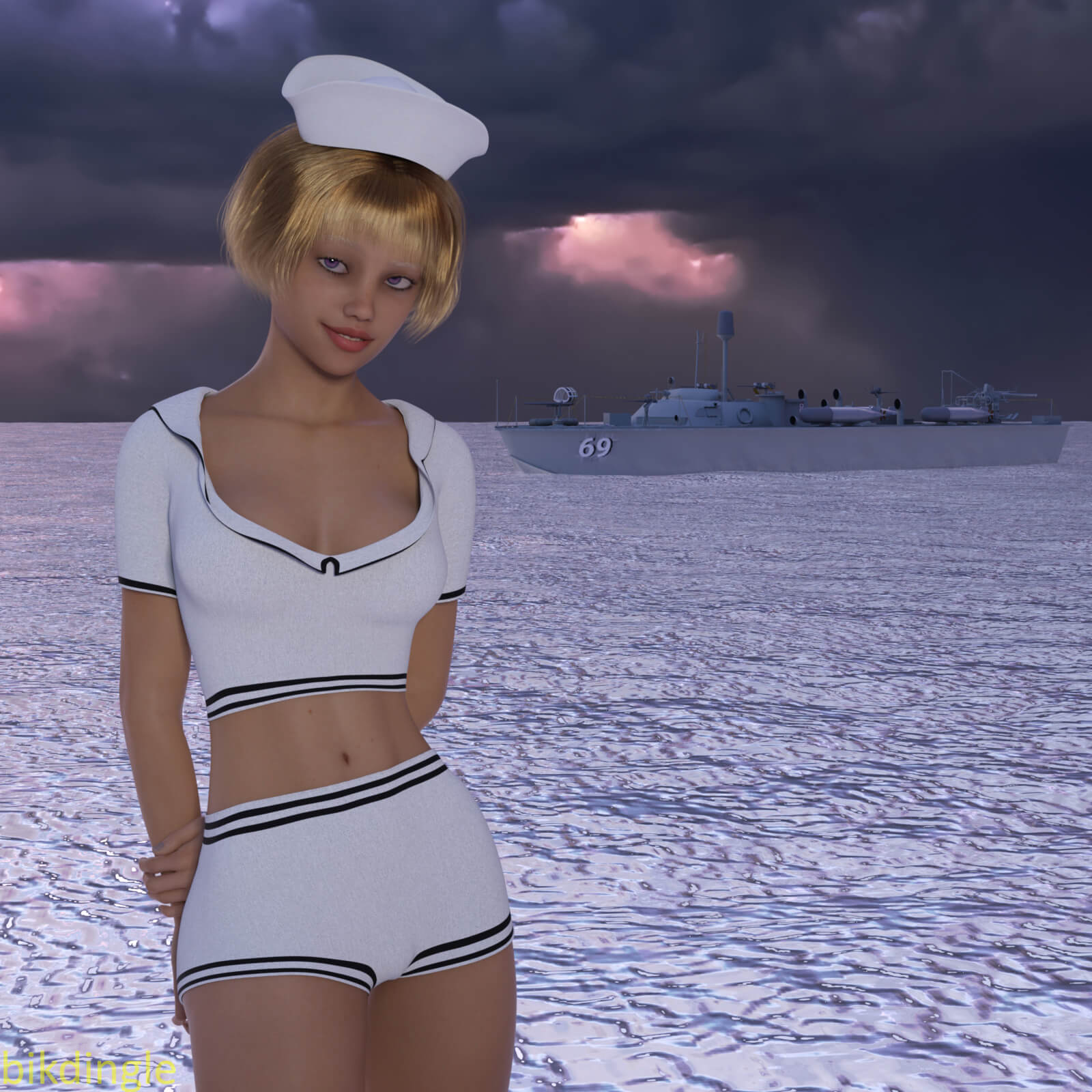 Neevie - PT-69 3D Render, Digital Art by bikdingle