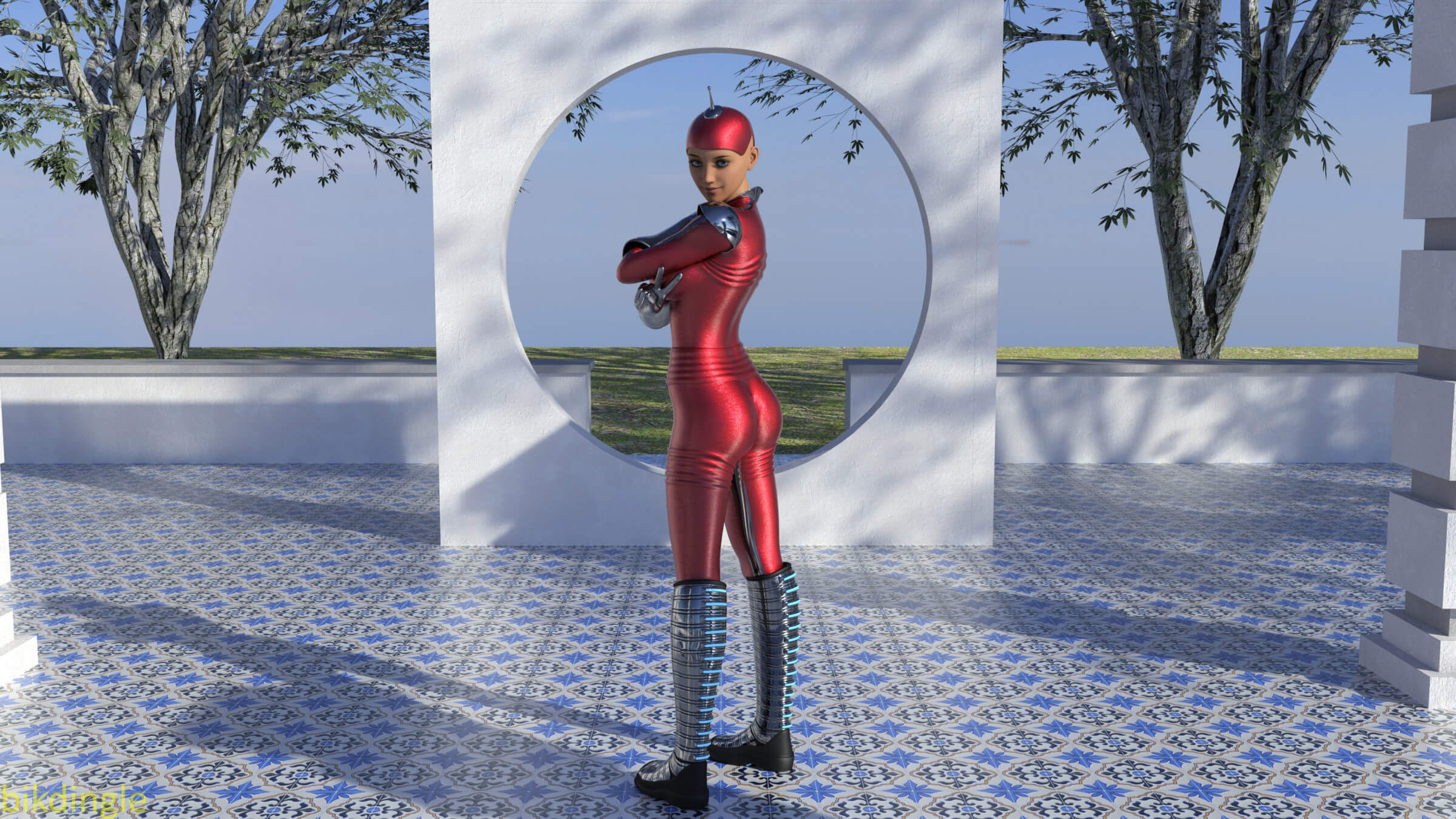 Portal 3D Render, Digital Art by bikdingle