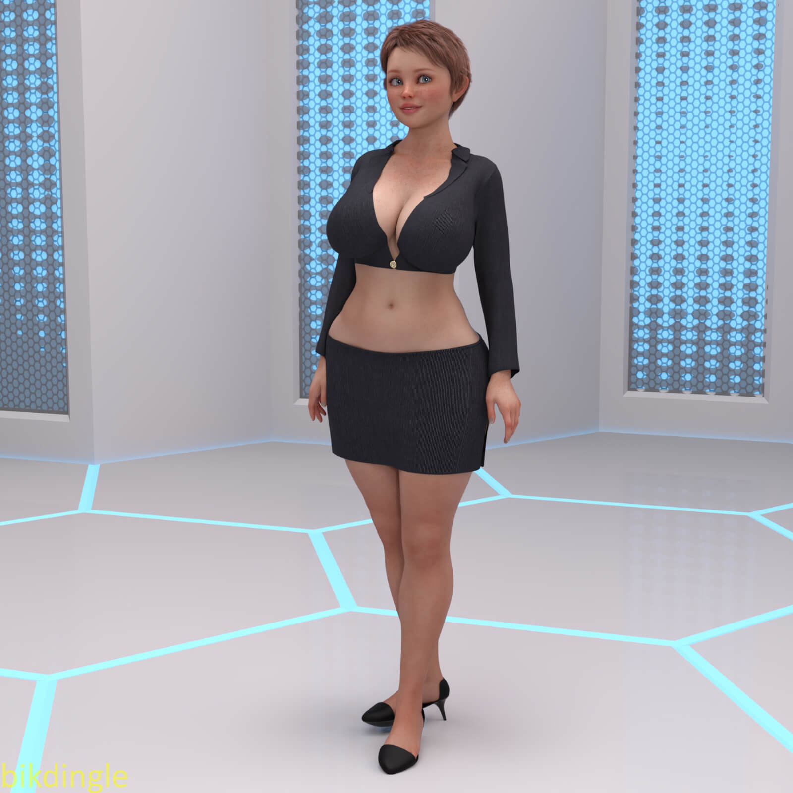 Sunflower - Executive 3D Render, Digital Art by bikdingle