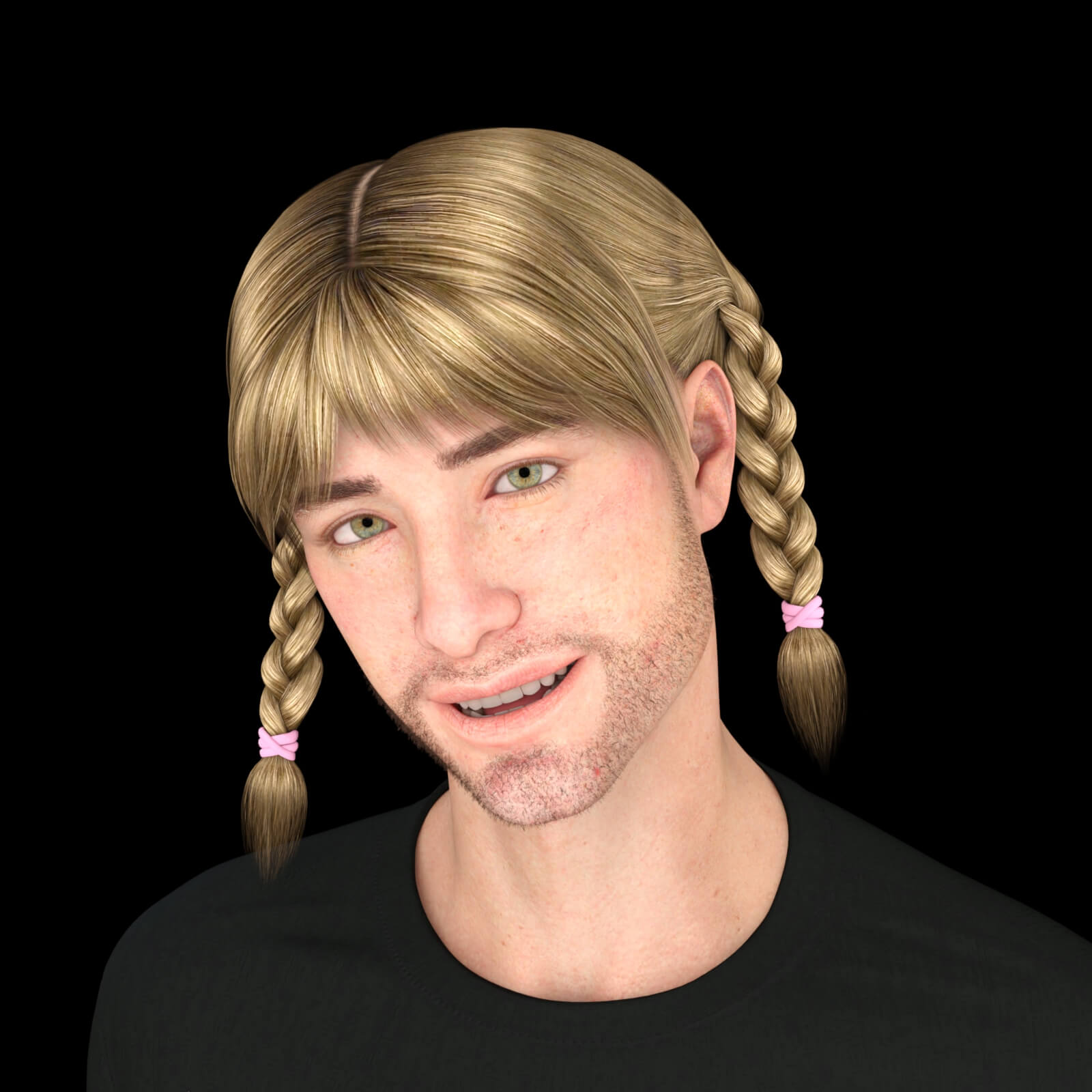 How To Use Any Hair on a DAZ Figure - Free 3D Tutorial by bikdingle