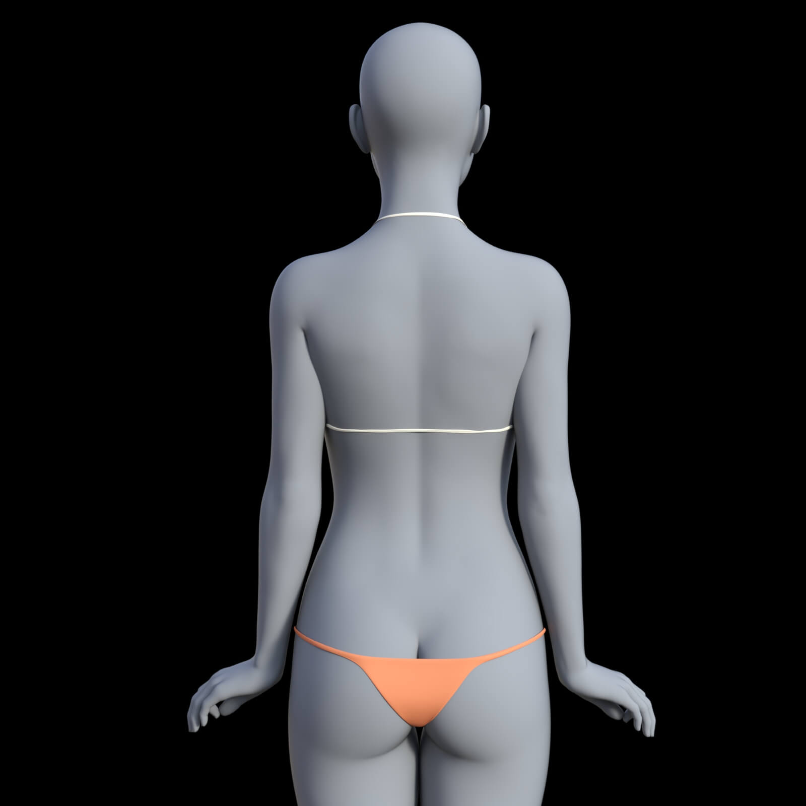 Peaches and Cream Material for Bitty Bit Bikini for G8F - Free Daz Content by bikdingle