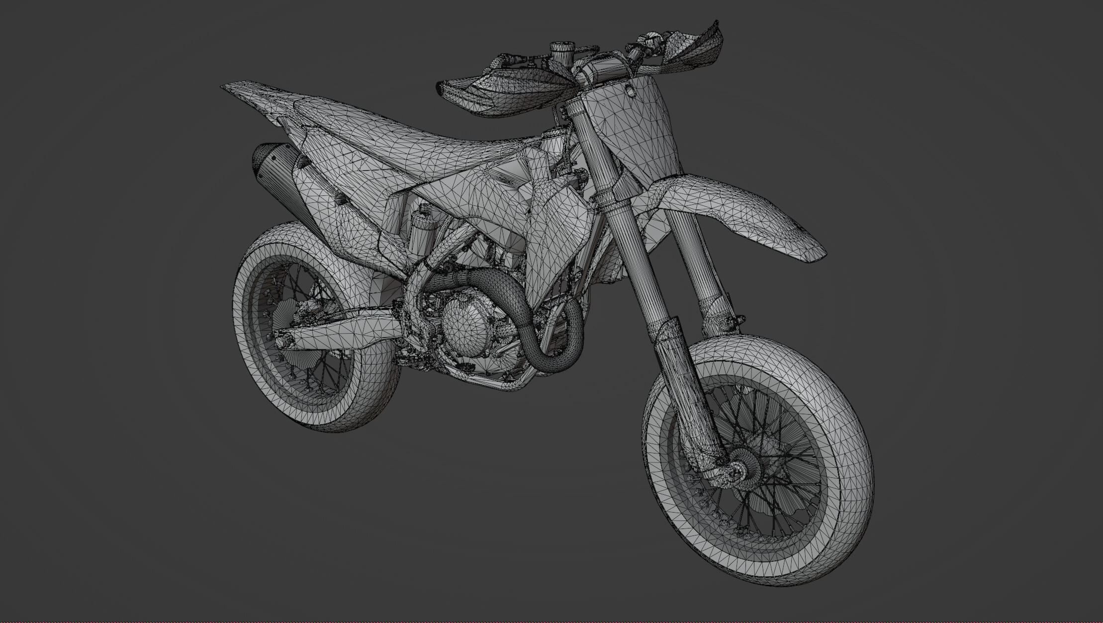 Husqvarna FS450 Supermoto 2022 - 3D Model by Bikez_3D