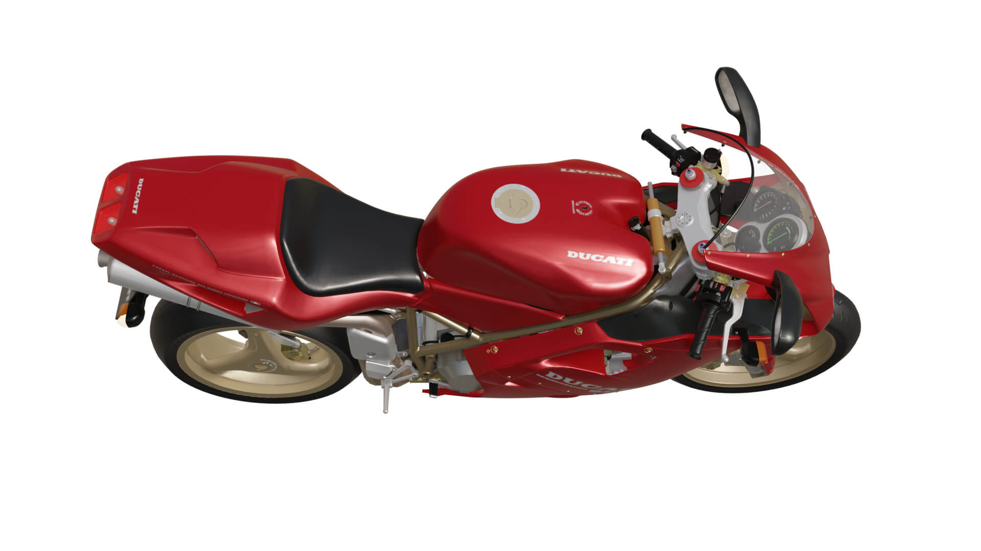 Ducati 916 '94-'98 3D Model by Bikez_3D