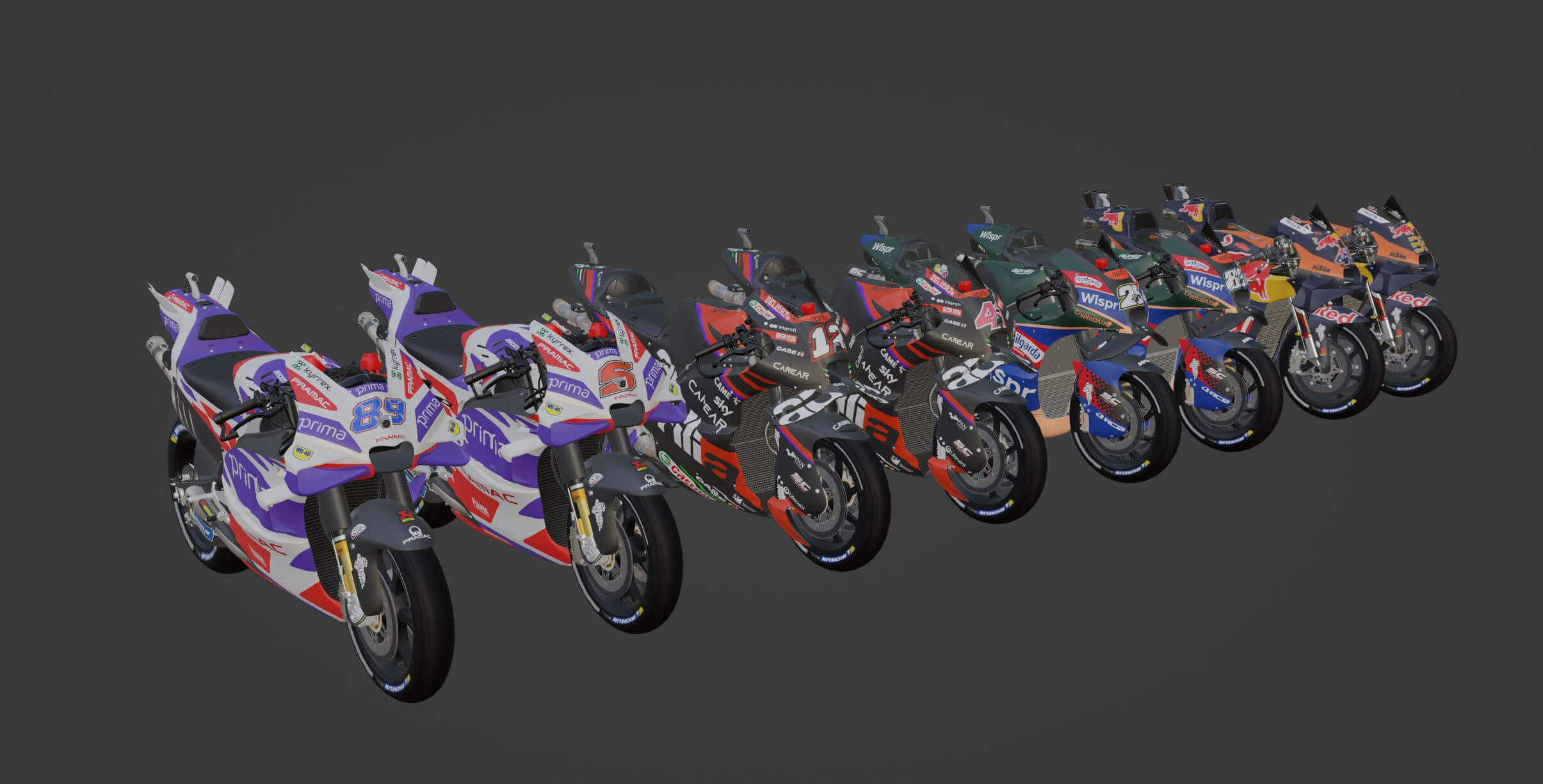 MotoGP 2023 All Bikes Collection - 3D Model by Bikez_3D