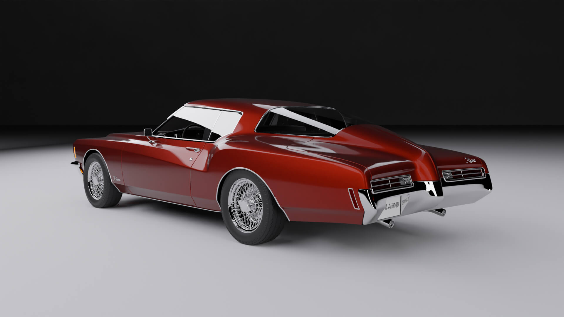 1971 Buick Riviera GS Boattail - 3D Model by BILAL AHMAD