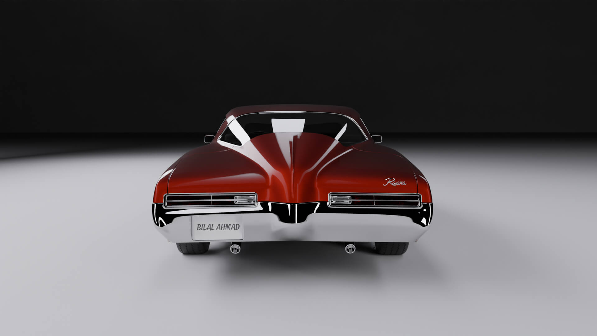 1971 Buick Riviera GS Boattail - 3D Model by BILAL AHMAD