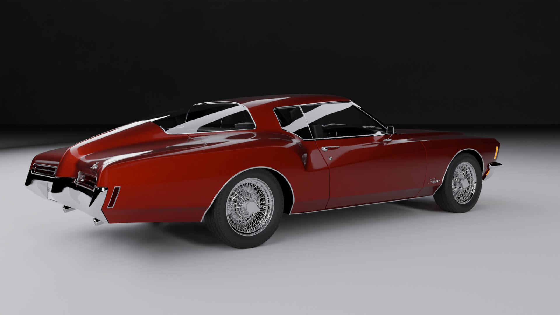 1971 Buick Riviera GS Boattail - 3D Model by BILAL AHMAD