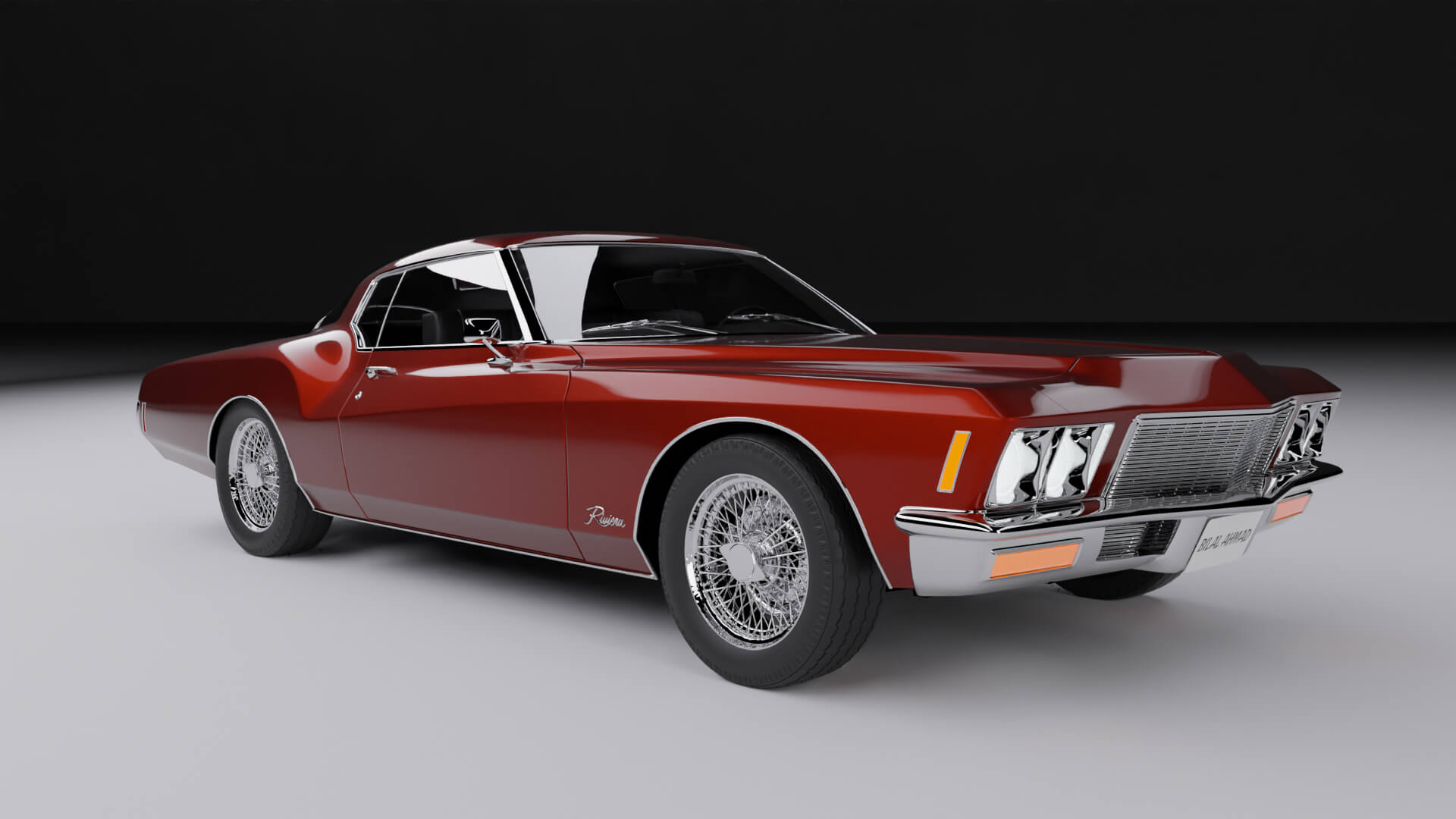 1971 Buick Riviera GS Boattail - 3D Model by BILAL AHMAD
