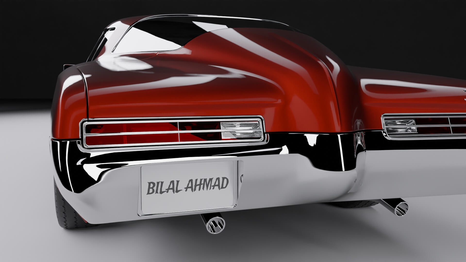 1971 Buick Riviera GS Boattail - 3D Model by BILAL AHMAD