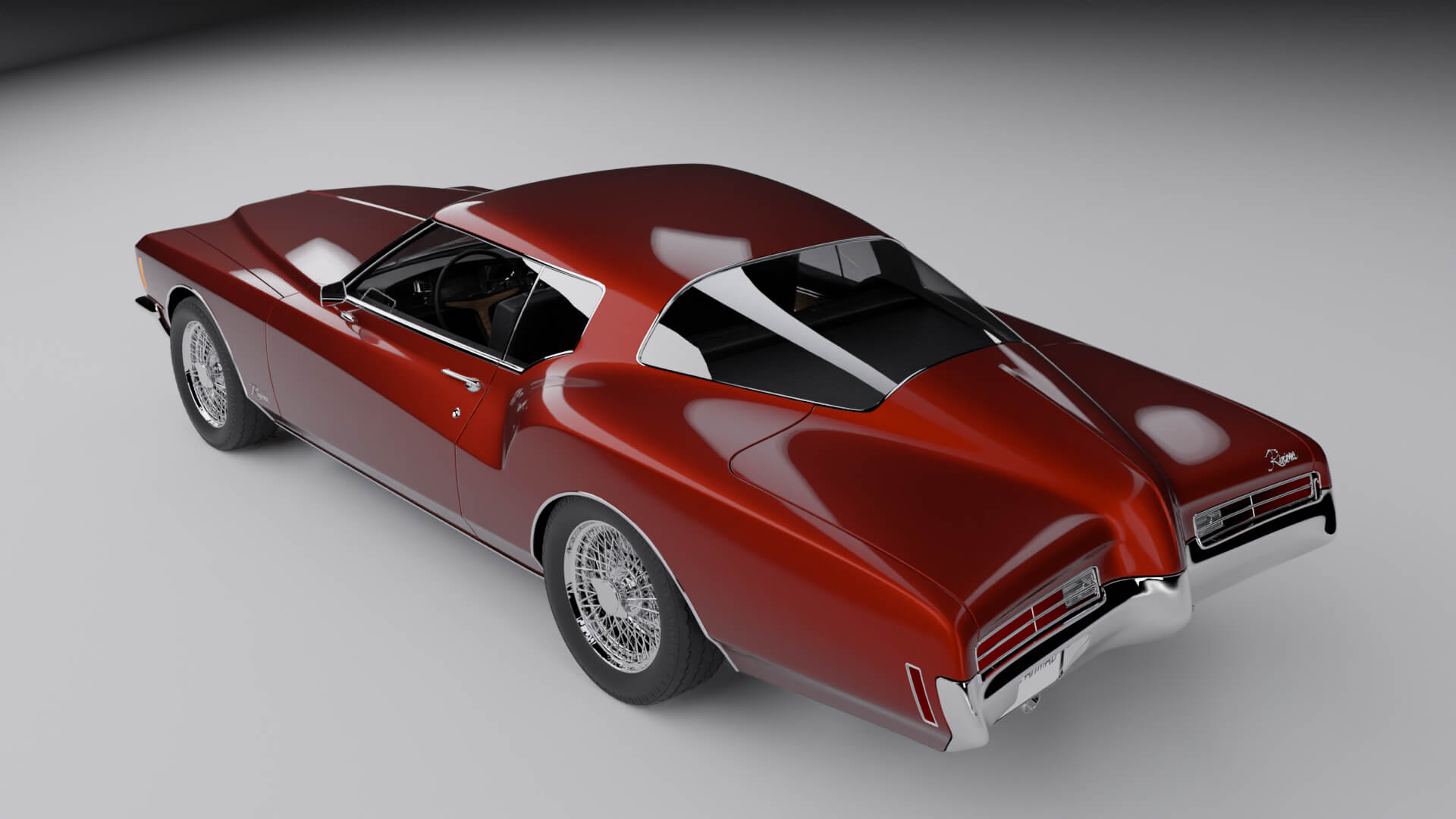 1971 Buick Riviera GS Boattail - 3D Model by BILAL AHMAD