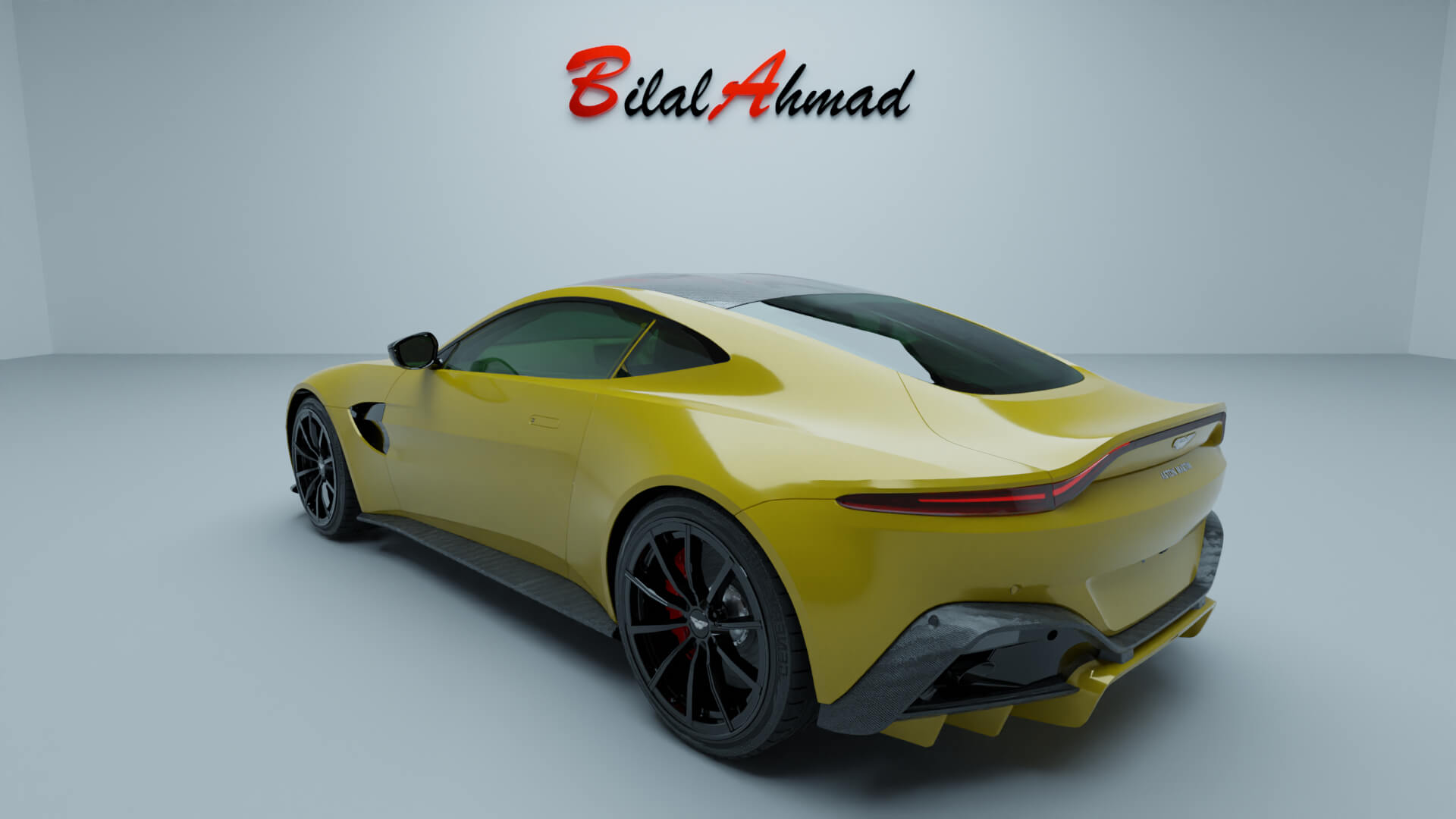 Aston Martin Vantage - 3D Model by BILAL AHMAD