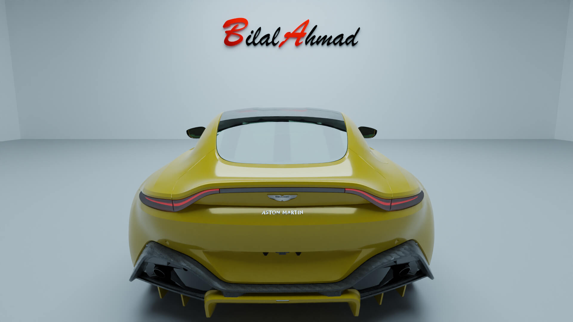 Aston Martin Vantage - 3D Model by BILAL AHMAD