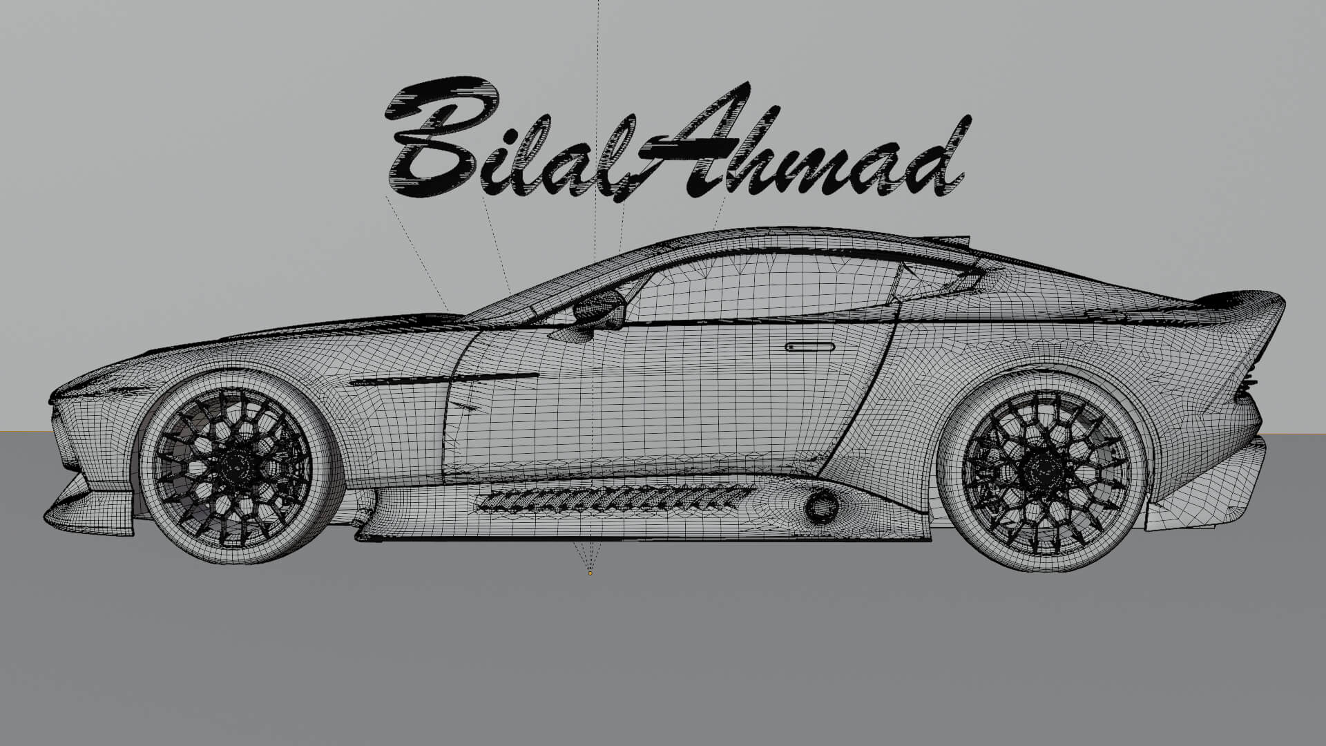Aston Martin Victor - 3D Model by BILAL AHMAD