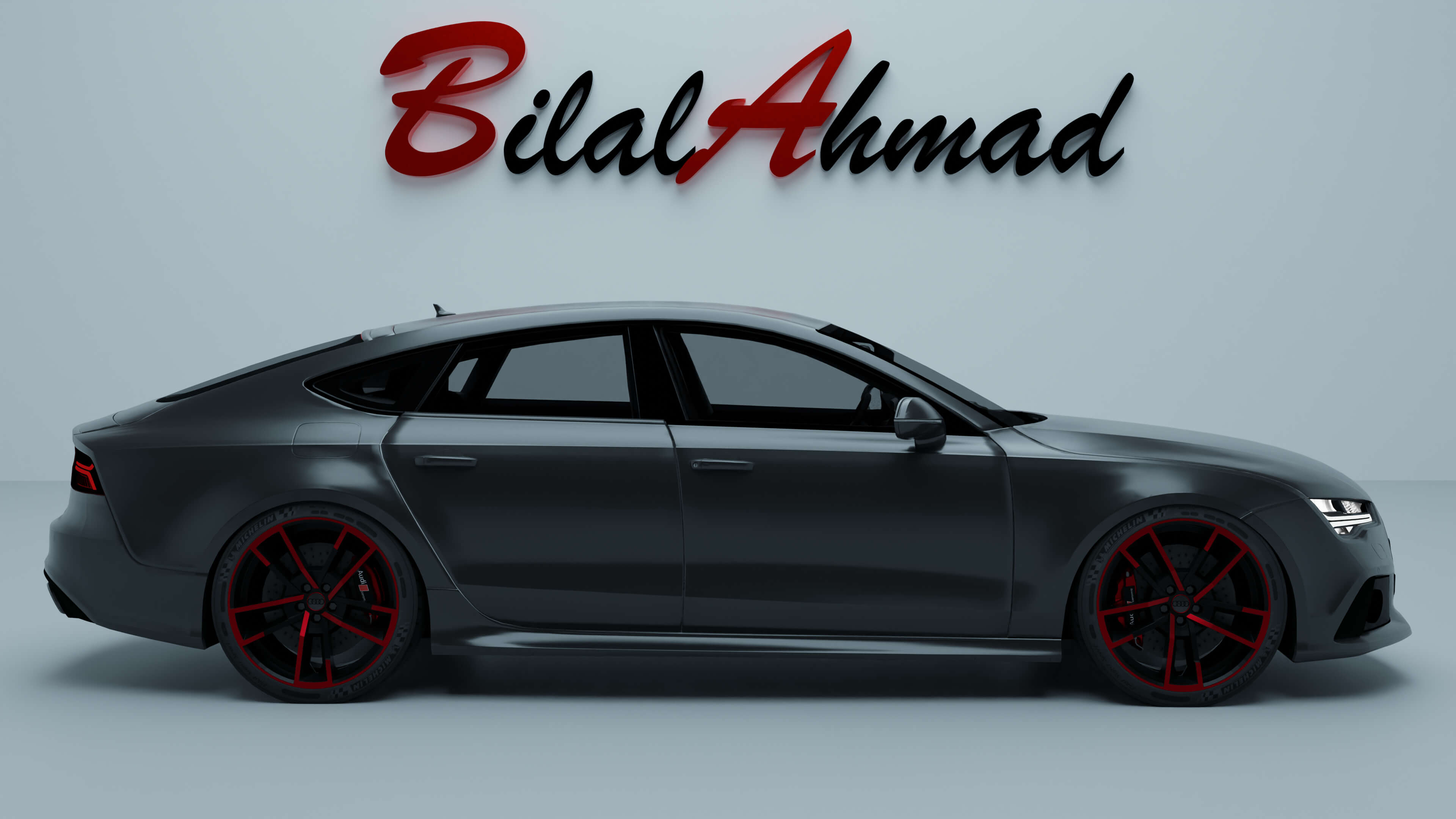 Audi RS 7 with Interior - 3D Model by BILAL AHMAD