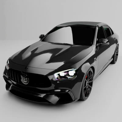 Brabus E63S Car - 3D Model by BILAL AHMAD