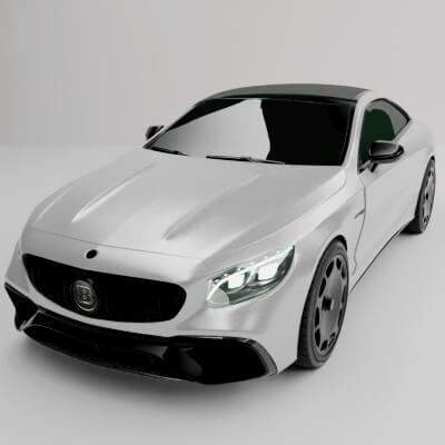 Brabus S63 Coupe - 3D Model by BILAL AHMAD