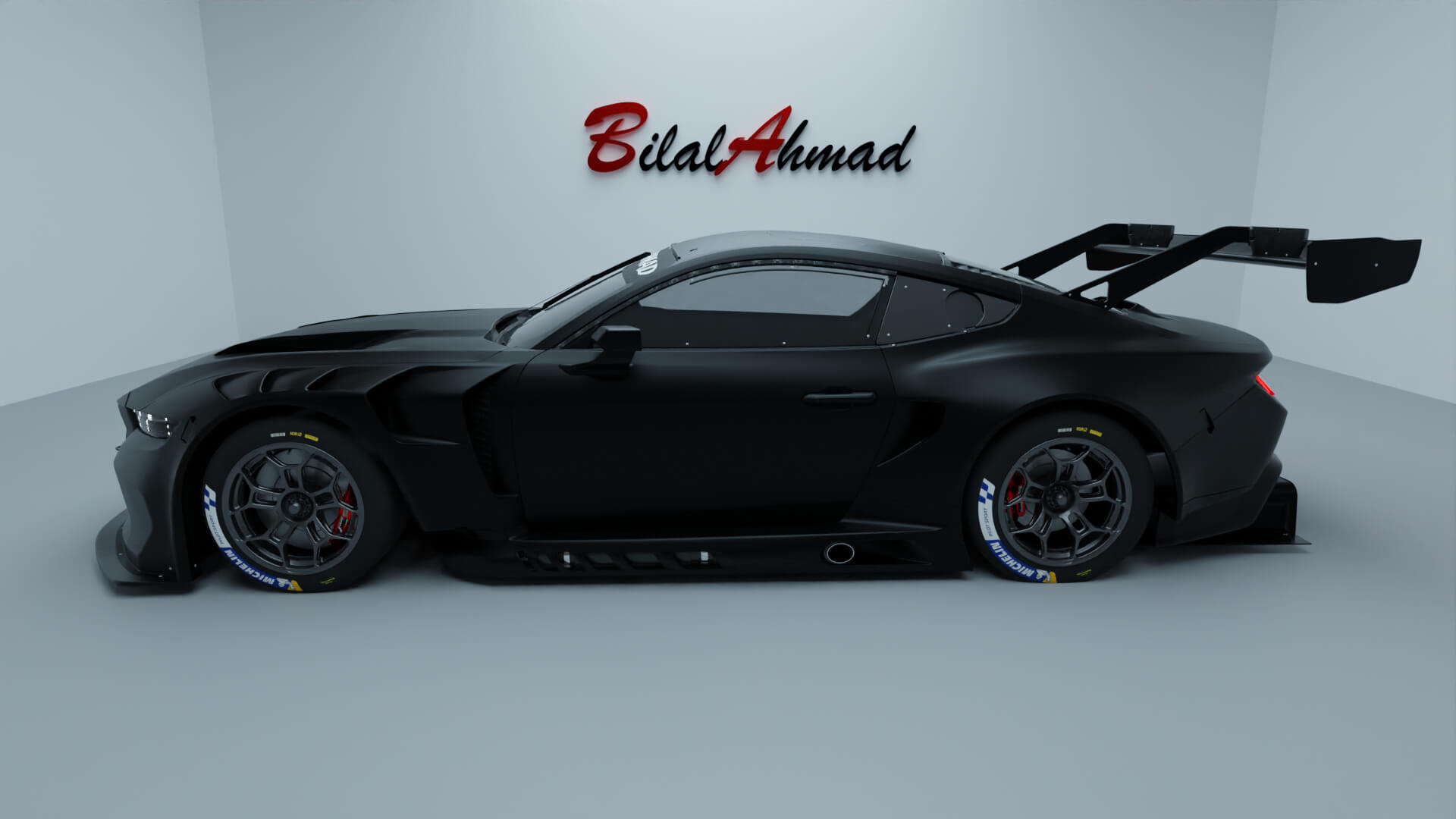 Bny Multimatic Ford Mustang GT3 - 3D Model by BILAL AHMAD