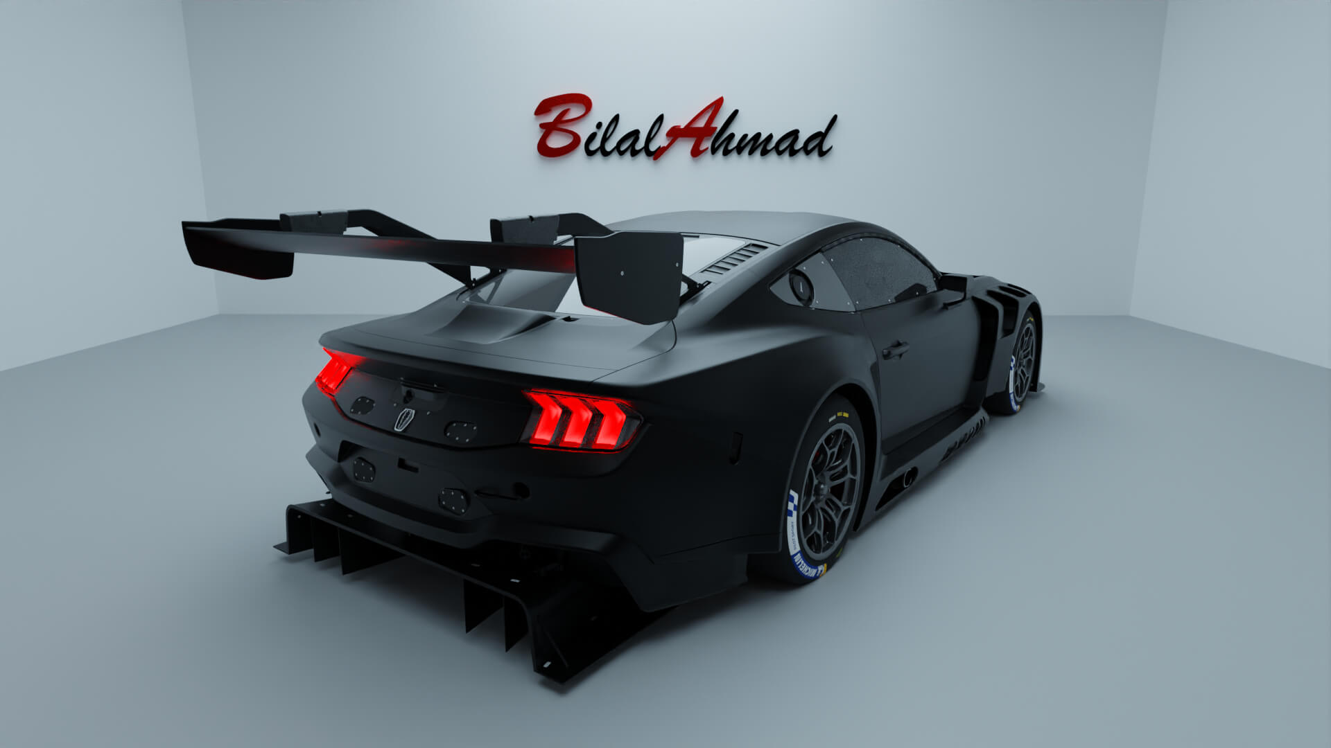 Bny Multimatic Ford Mustang GT3 - 3D Model by BILAL AHMAD