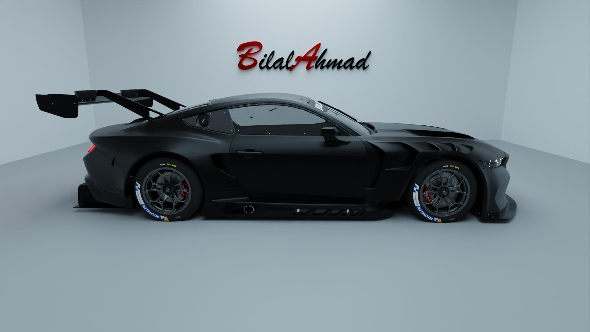 Bny Multimatic Ford Mustang GT3 - 3D Model by BILAL AHMAD