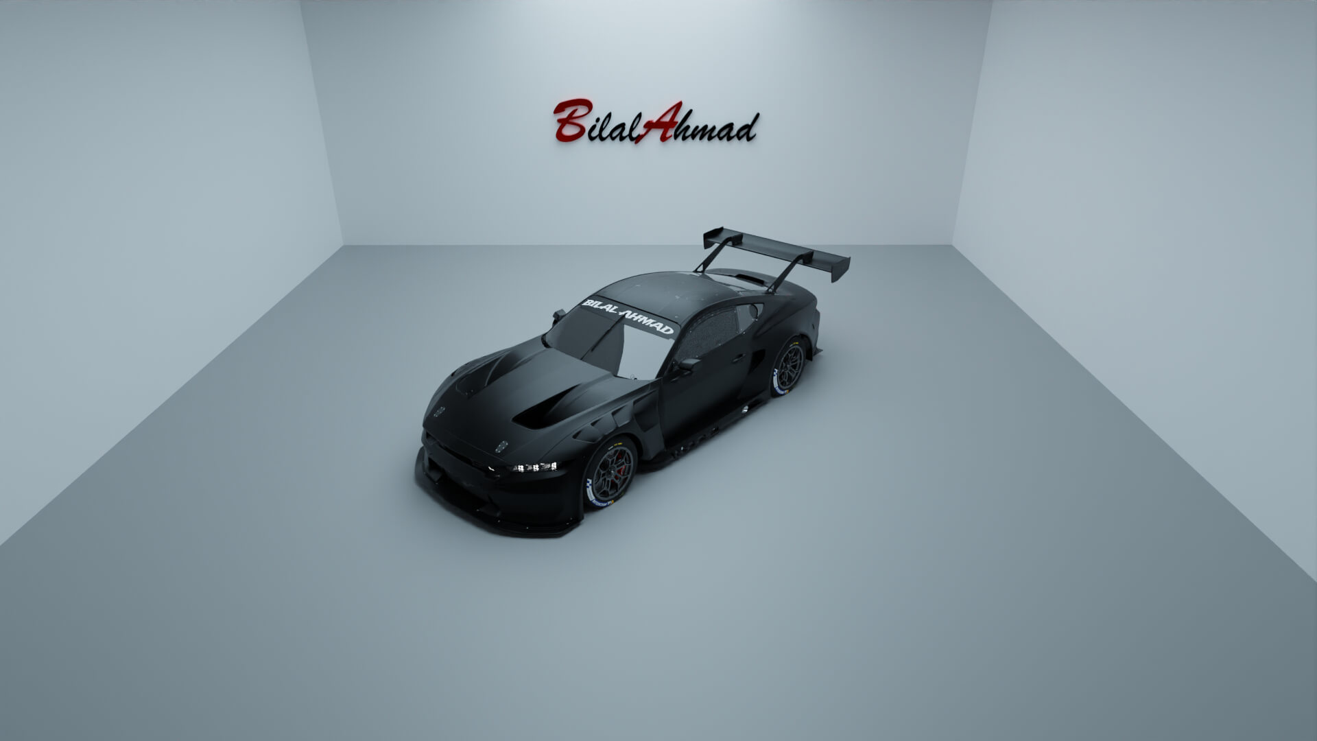 Bny Multimatic Ford Mustang GT3 - 3D Model by BILAL AHMAD