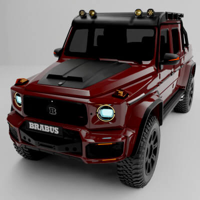 Brabus 800 Adventure XLP 2022 - 3D Model by BILAL AHMAD