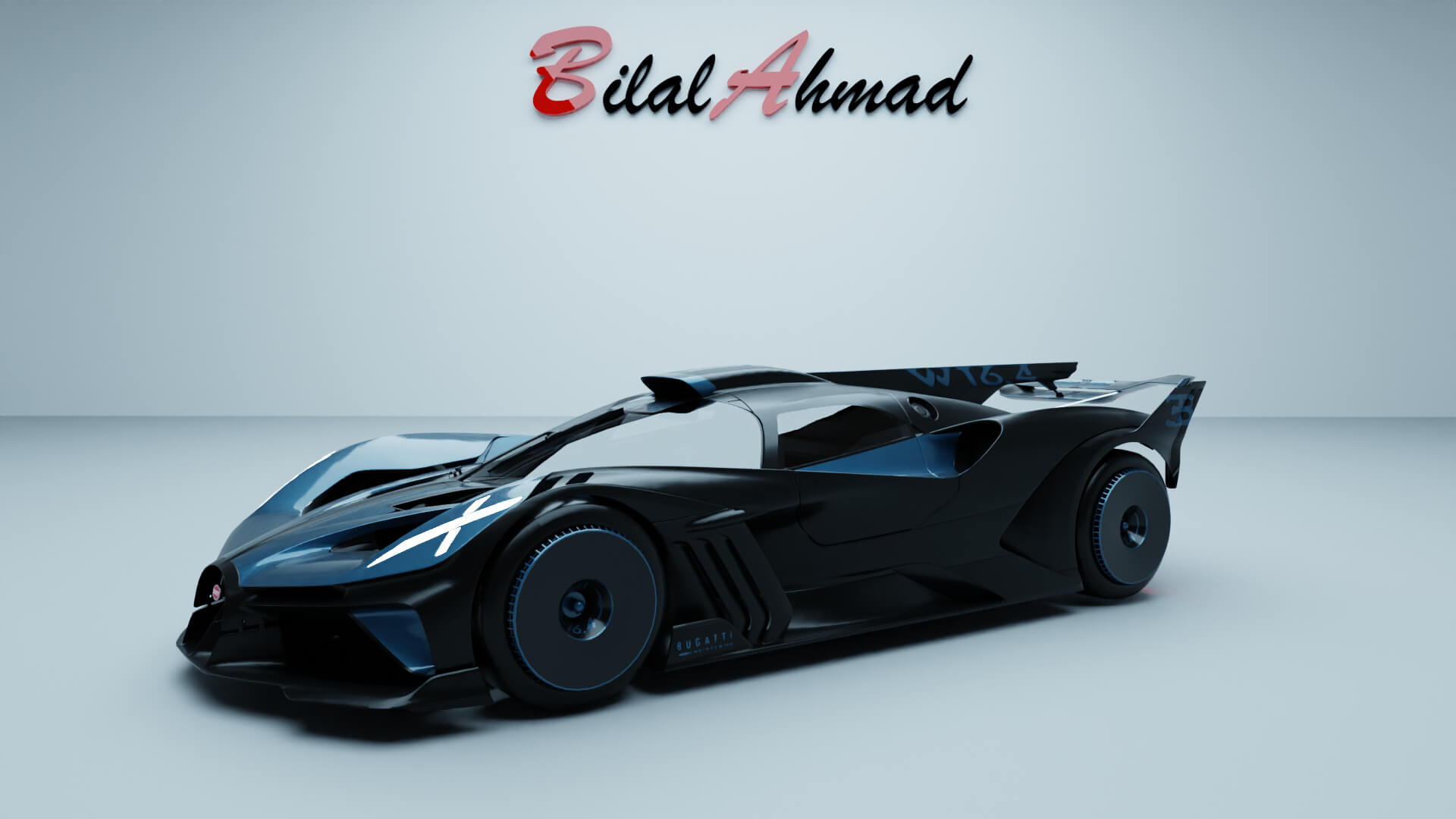 Bugatti Bolide - 3D Model by BILAL AHMAD