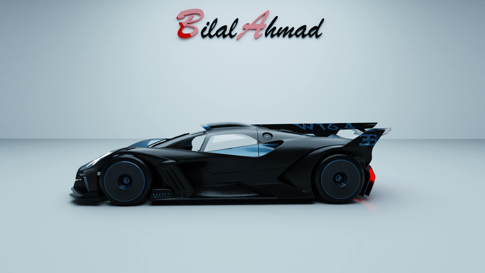 Bugatti Bolide - 3D Model by BILAL AHMAD