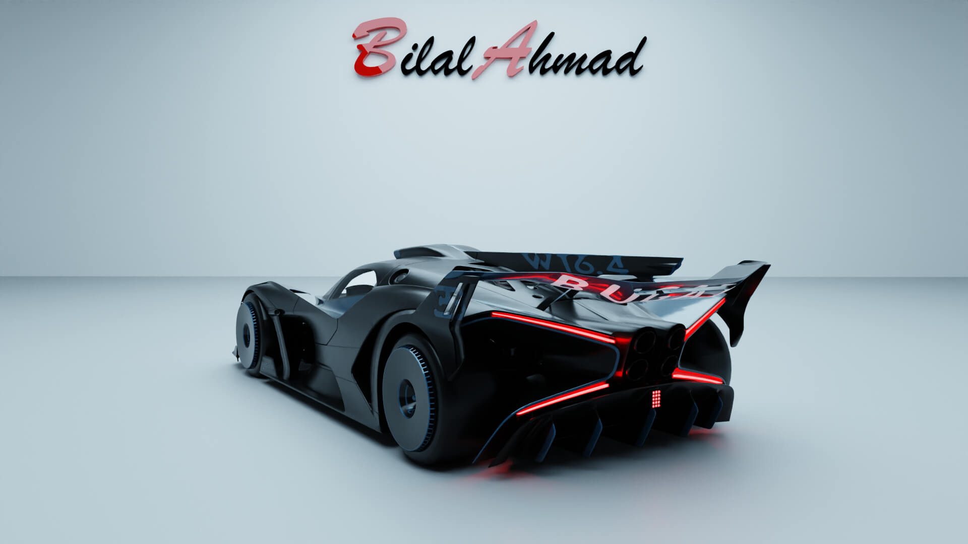 Bugatti Bolide - 3D Model by BILAL AHMAD