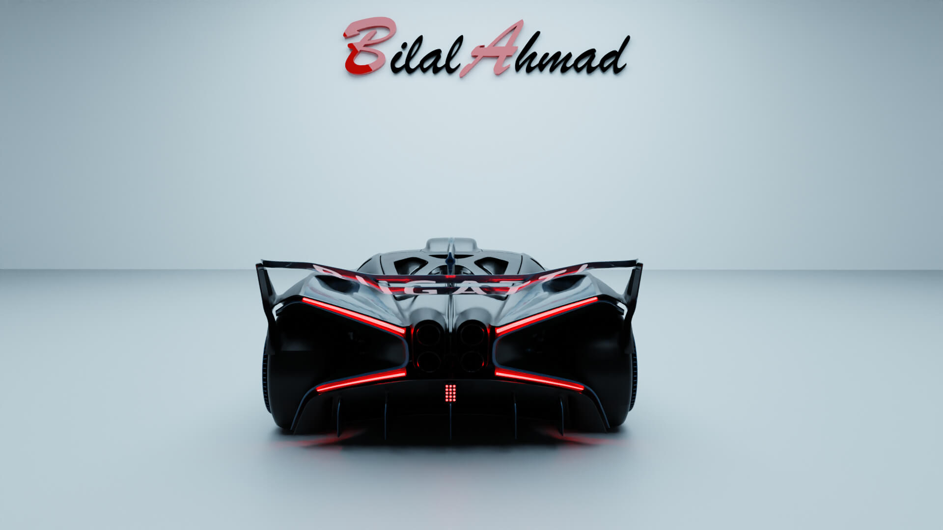 Bugatti Bolide - 3D Model by BILAL AHMAD