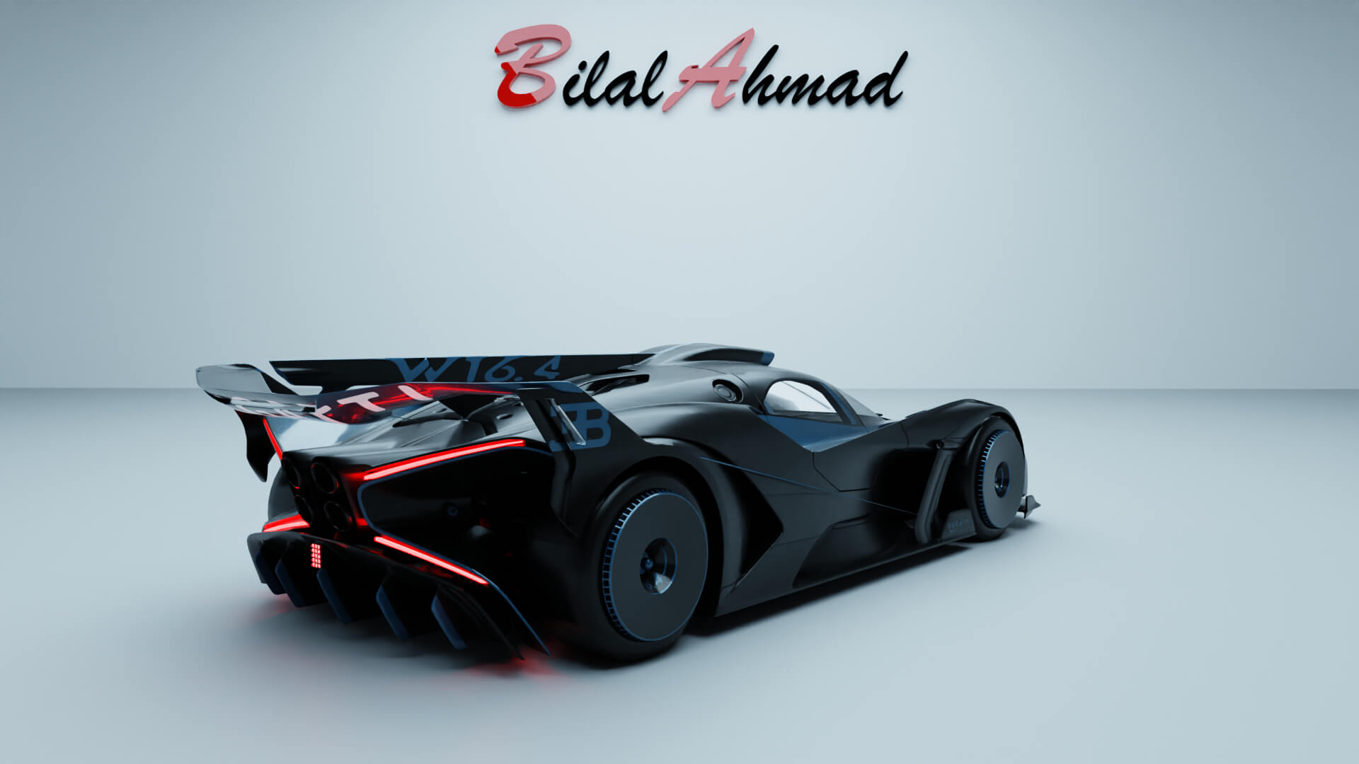 Bugatti Bolide - 3D Model by BILAL AHMAD