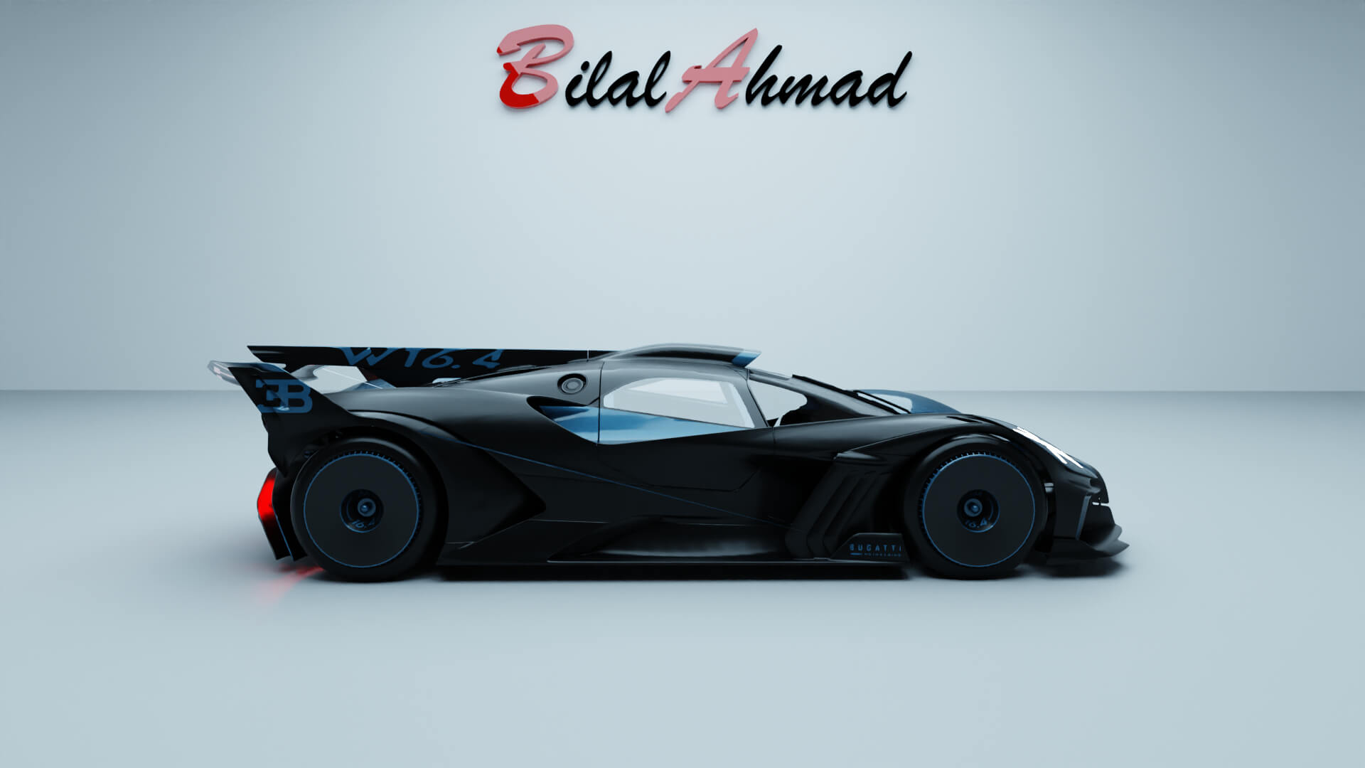 Bugatti Bolide - 3D Model by BILAL AHMAD