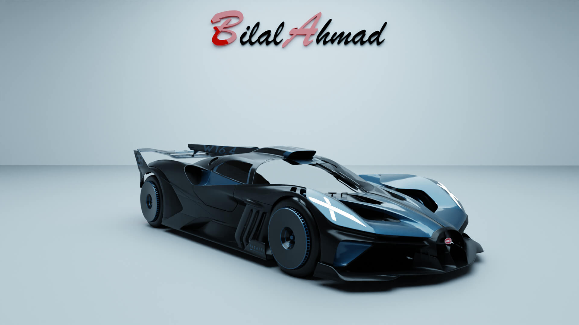 Bugatti Bolide - 3D Model by BILAL AHMAD