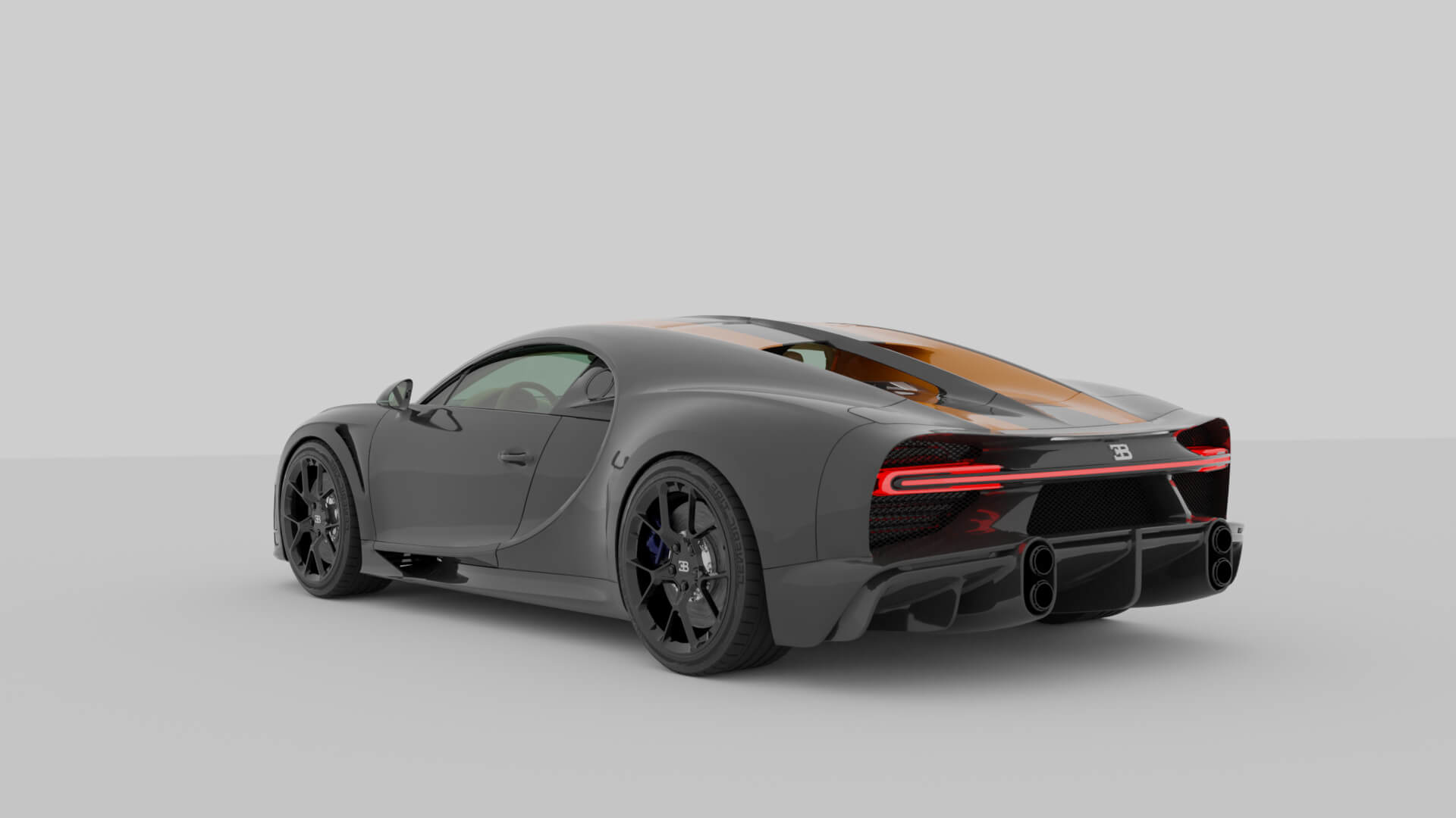 Bugatti Chiron - 3D Model by BILAL AHMAD