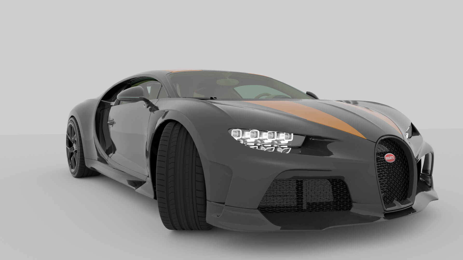 Bugatti Chiron - 3D Model by BILAL AHMAD