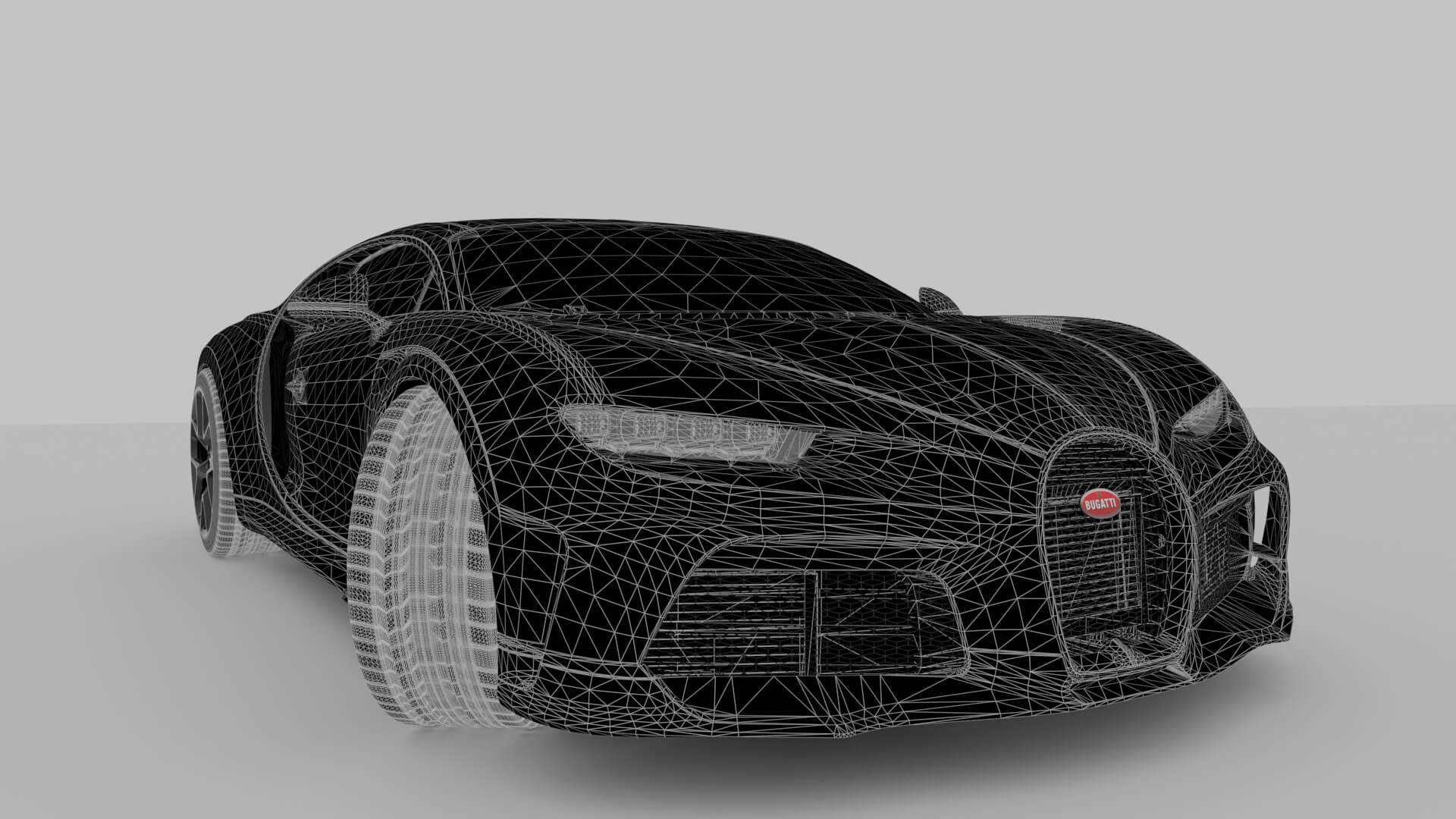 Bugatti Chiron - 3D Model by BILAL AHMAD